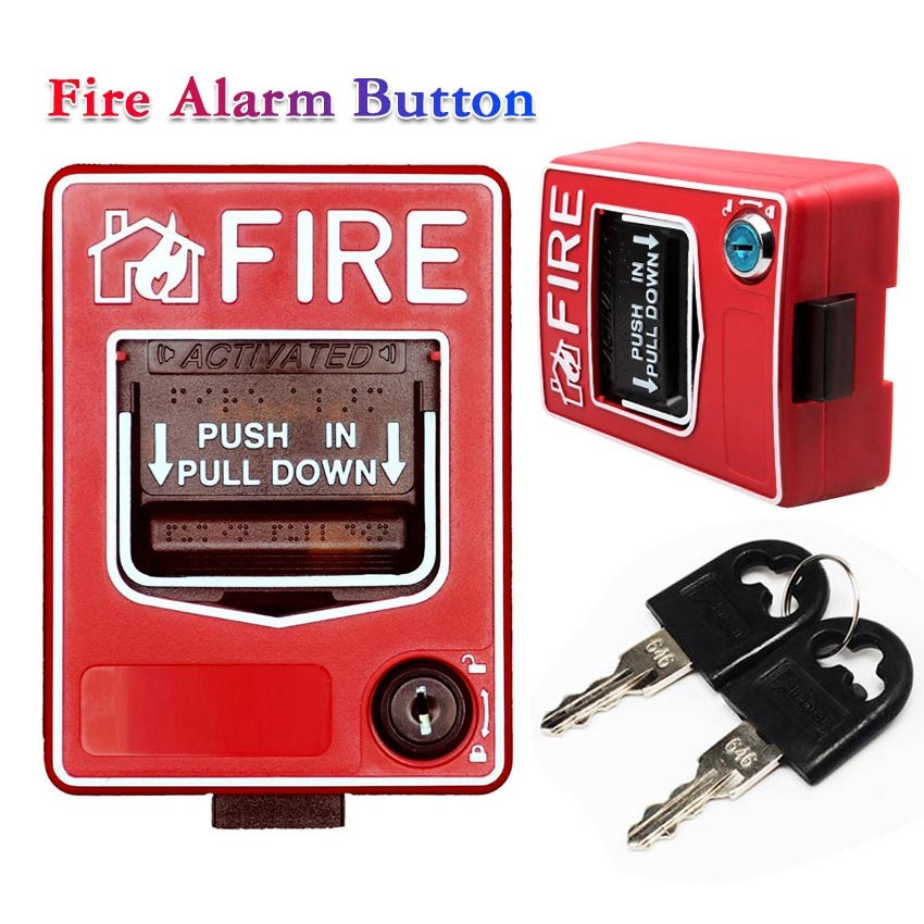 Conventional Manual Call Point Fire Alarm Button Manual Pull Station ...