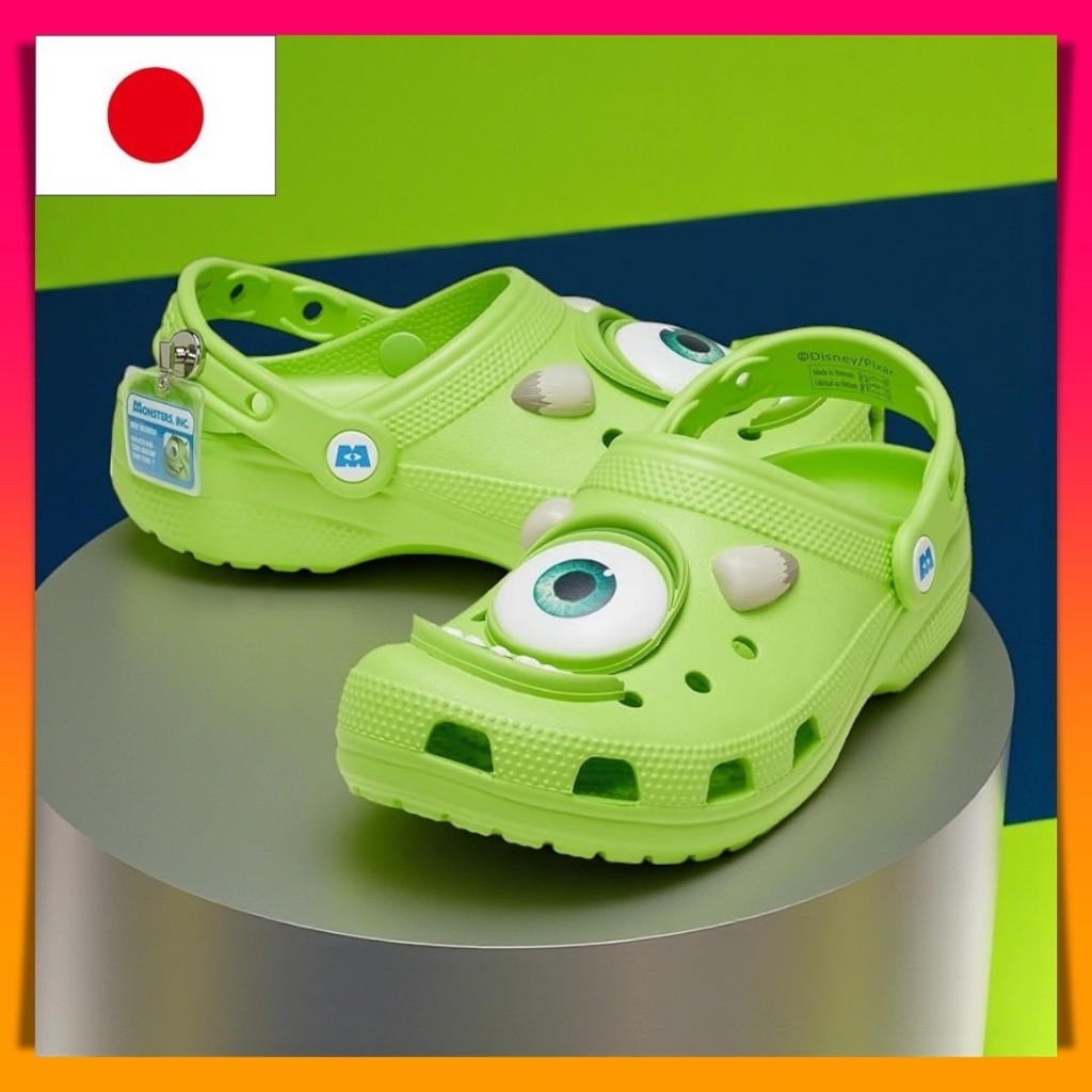 Crocs Classic Clog Monsters Inc. Mike Wazowski Edition Colorful Slip-On ...