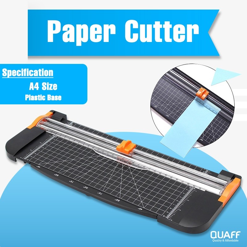 QUAFF Paper Cutter A4 Size Plastic Base | Shopee Philippines