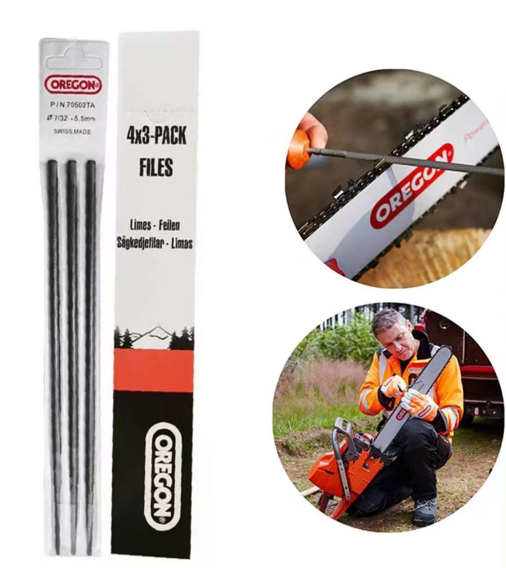 3pcs/pack oregon round file/kikil 7/32 chainsaw shapener | Shopee ...