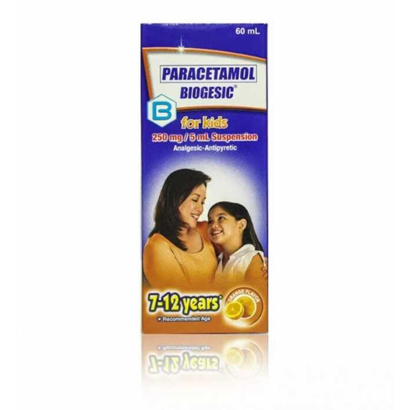 BIOGESIC MLN 250Mg Bottle Of 60Ml Syrup B9d | Shopee Philippines