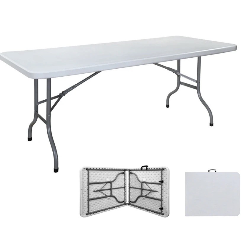 HXT-152 RECTANGULAR FOLDING PLASTIC TABLE | Shopee Philippines