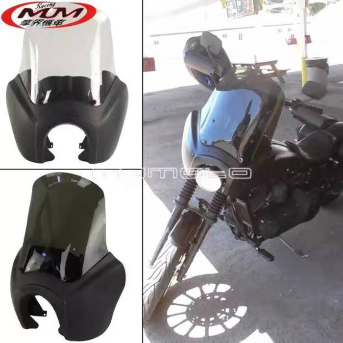 Motorcycle Retro Modified Headlight Windshield Harley-Davidson Fairing ...