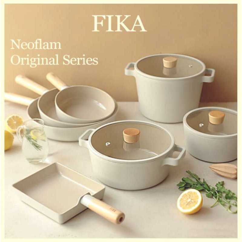 [Neoflam] Fika Cookwares Original Frying Pan Wok Casserole Collection ...