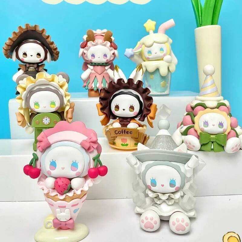 Figure Action Emma Secret Forest Coffee Shop Series Bd Box Toys Kawaii ...