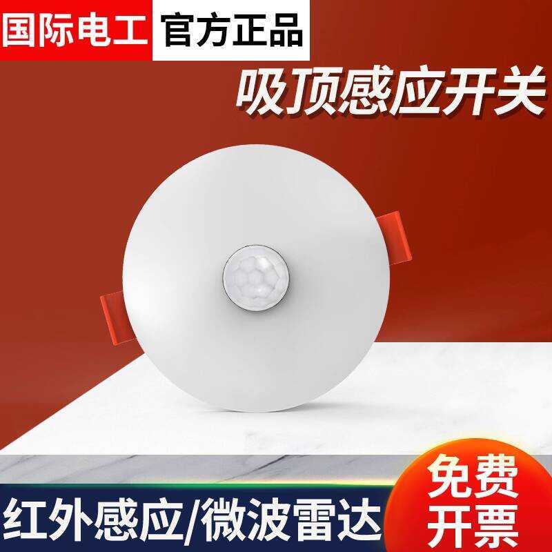 Human Body Switch Infrared High Power 220V Ceiling Embedded LED Light ...