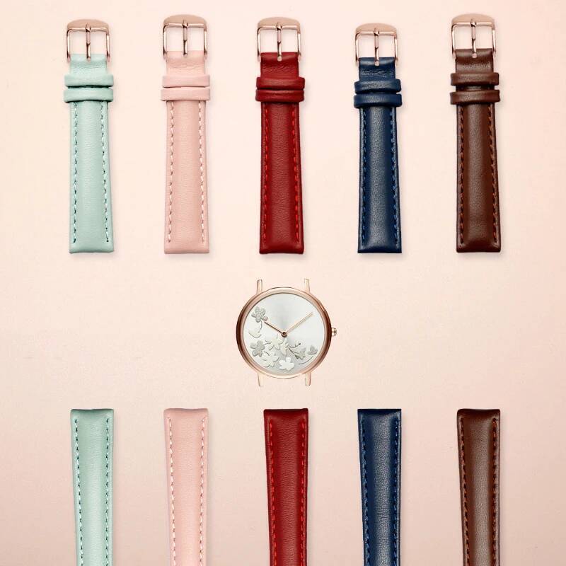 14mm 12mm 16mm 18mm 20mm Men Women cowhide Band For Casio Fossil DW ...