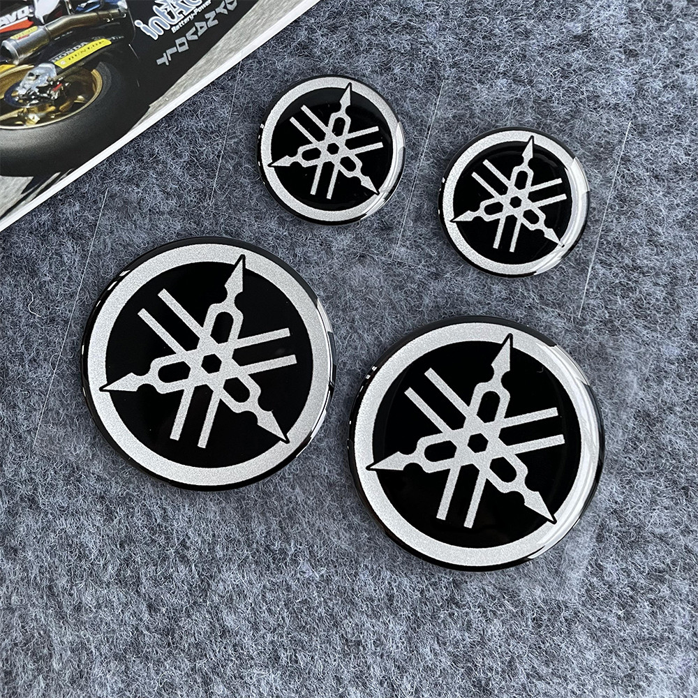 YAMAHA Logo Emblem Blue Core FI FUEL INJECTION 3D Epoxy Reflective ...
