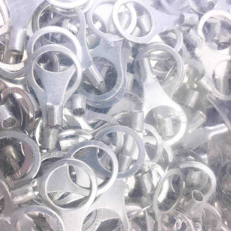 100 Pieces RNB2-10 Cold Pressed Round O-Type Bare Copper Soldering Port ...