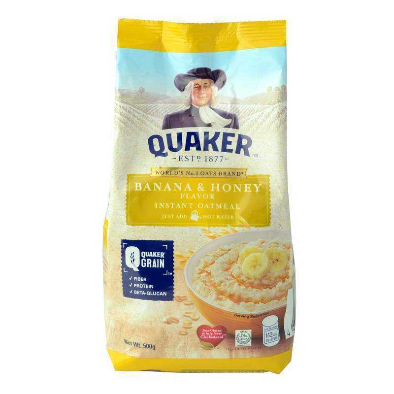 Quaker Banana & Honey Flavor Instant Oatmeal 500g e29 | Shopee Philippines