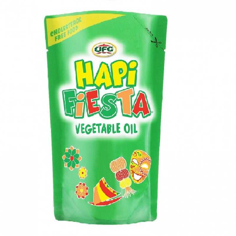 UFC Hapi Fiesta Vegetable Oil | 900Ml 3Cd | Shopee Philippines