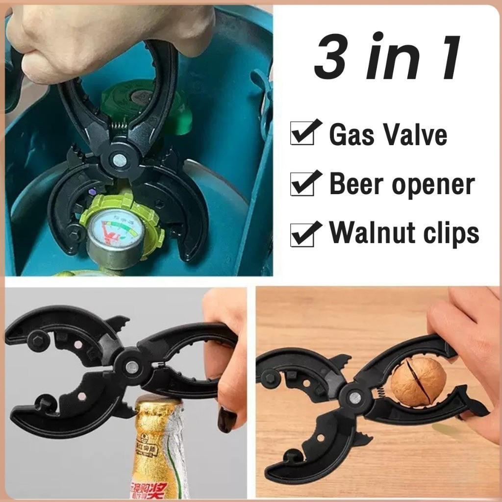 universal lpg gas valve service tool - triple-function wrench for tank ...