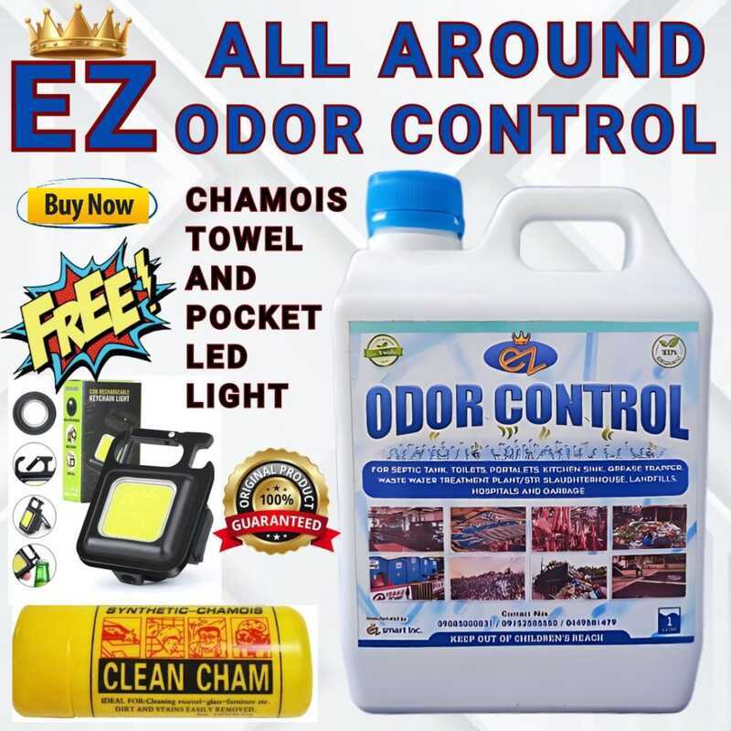 RLS Ez Odor Control 1L 100 % Organic For Septic Tank,Toilets,Portalet ...