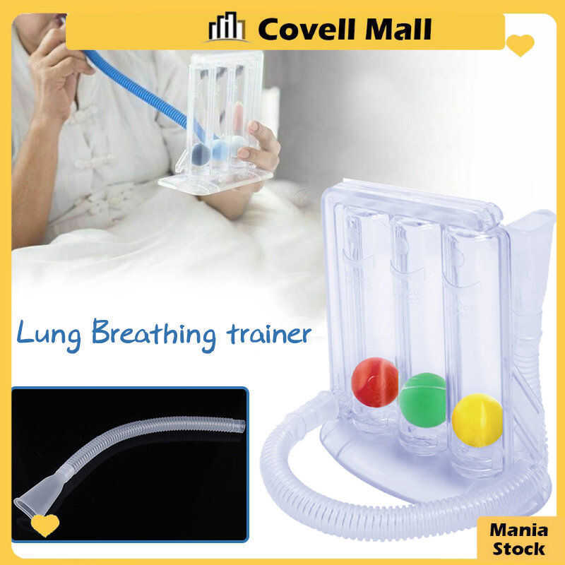 3 Balls Deep Breathing Lung Incentive Spirometer Respiratory Exerciser ...