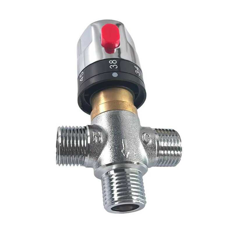 G1/2 Thermostatic Mixing Valve For Shower System Hot Water Regulator ...