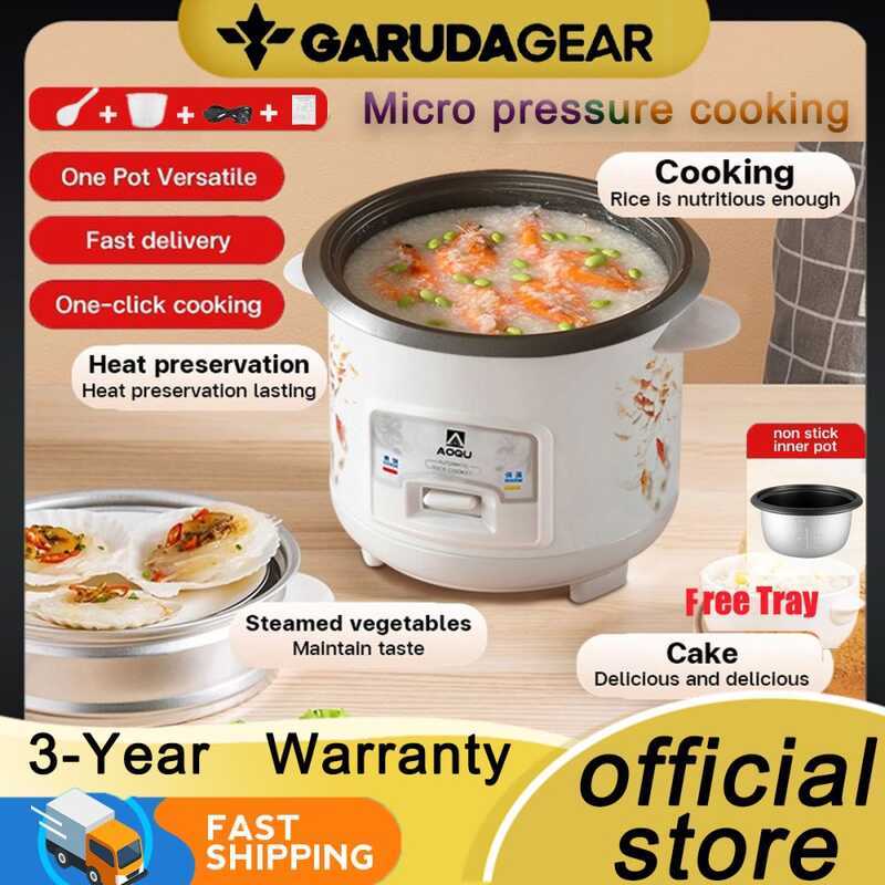 GARUDA GEAR Rice Cooker 1.5L/3L Mini Multifunction Electric Aluminium ...