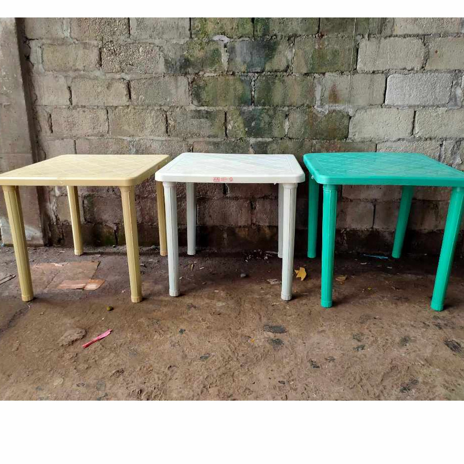 SQUARE TABLE MONOBLOCK TABLE HEAVY DUTY TABLE 4 SEATEARS J&T TABLE ...