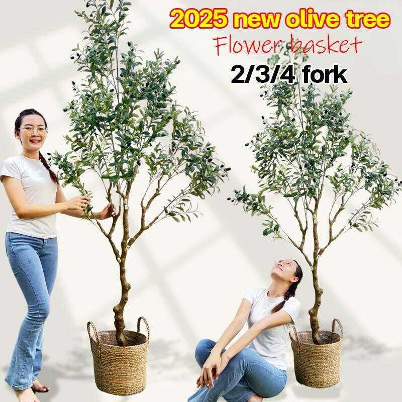 2025 New Style60/90/120/150/180Cm Artificial Olive Tree Plants Big Size ...