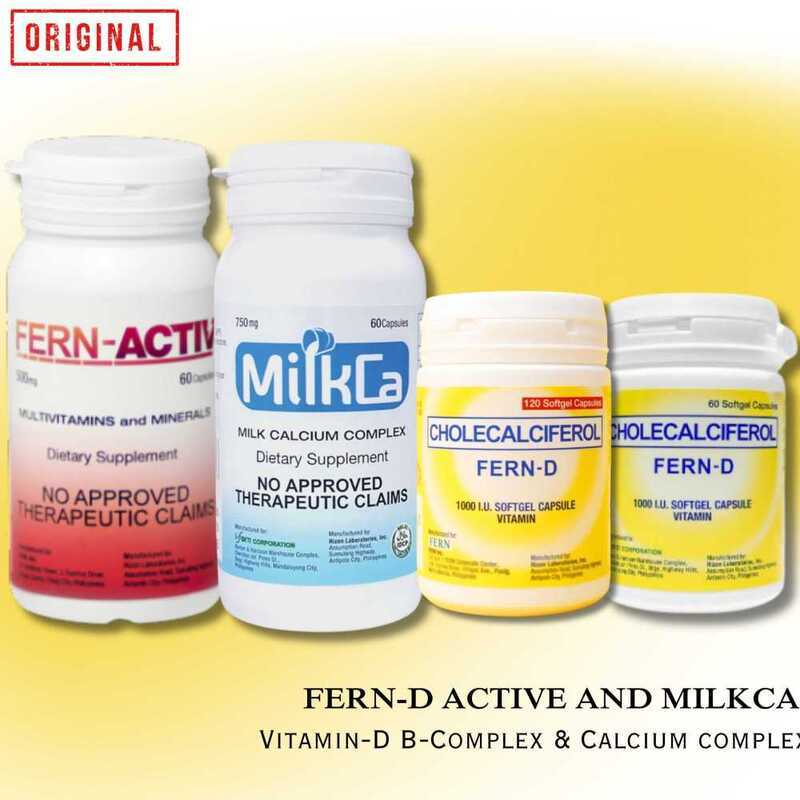 I-Fern Fern D Cholecalciferol, Activ Vitamin B Complex, And Milkca ...