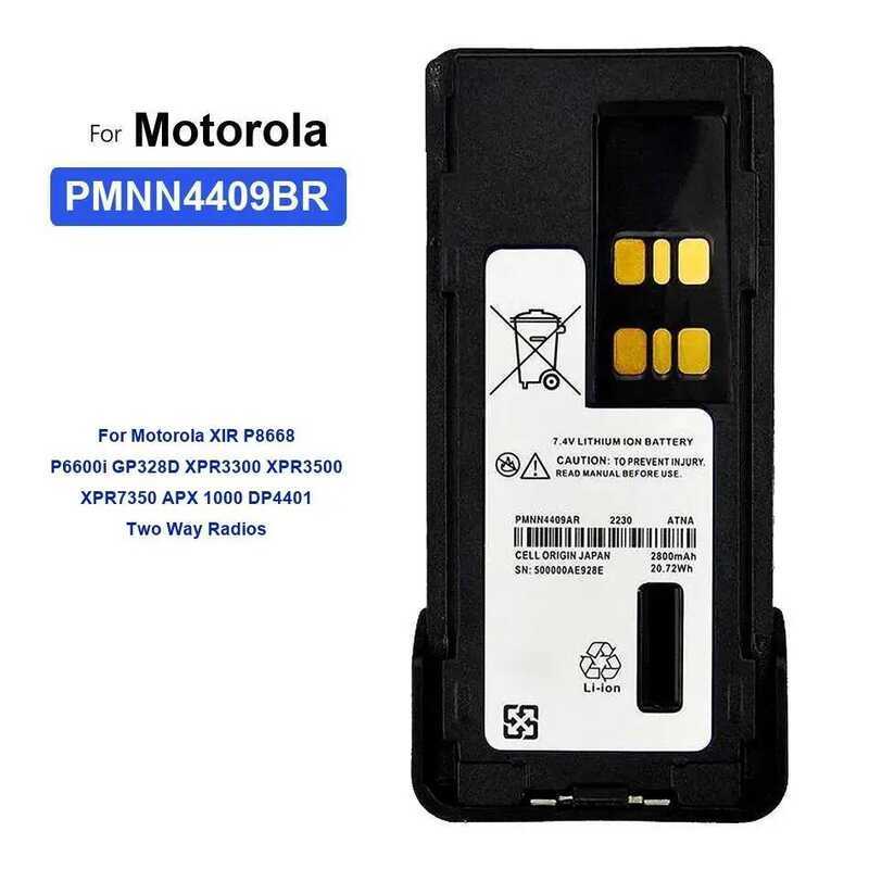 Battery PMNN4409BR For Motorola Xir P8668 P6600i GP328D XPR3300 XPR3500 ...