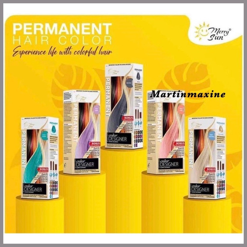۩ Merry Sun Permanent hair color Set (Special edition) | Shopee Philippines
