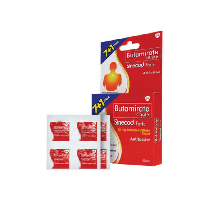 SINECOD 7+1 Tablets (Dry Cough,Makating Lalamunan,Matigas N Ubo) 488 2 ...