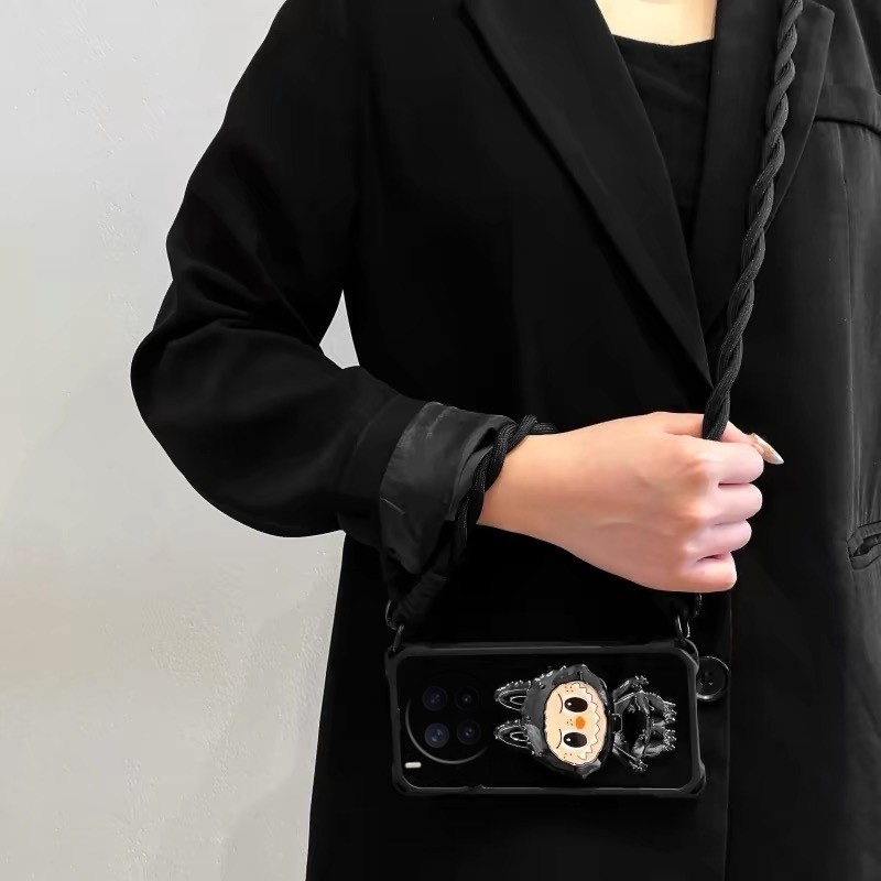 Casing for VIVO X300 5G / VIVO X300 Pro 5G Fashion LABUBU Mirror ...