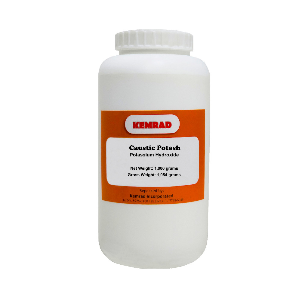 Caustic Potash Potassium Hydroxide Technical Grade Net Weight 1000grams ...