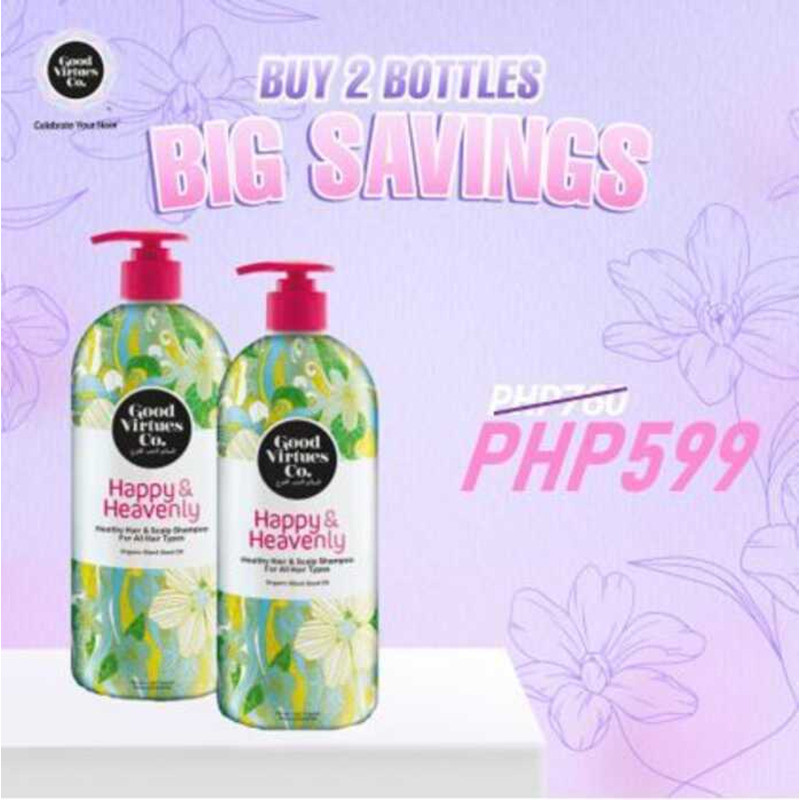 GVC Healthy Hair And Scalp Shampoo For All Hair Types 700 Ml Pack Of 2 ...