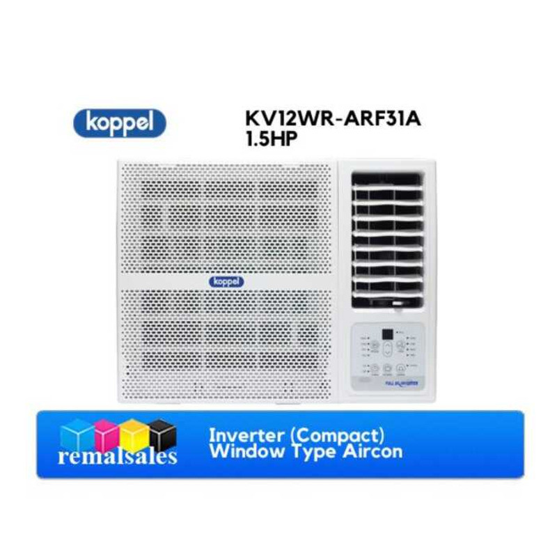 KOPPEL Kv12wr-Arf31a 1.5Hp Inverter Window Type Aircon - Compact 12A ...