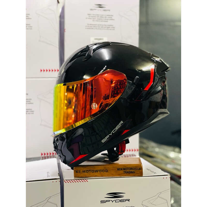 SPYDER ROGUE + PD Fullface Dual Visor Helmet With FREE CLEAR VISOR Eea ...