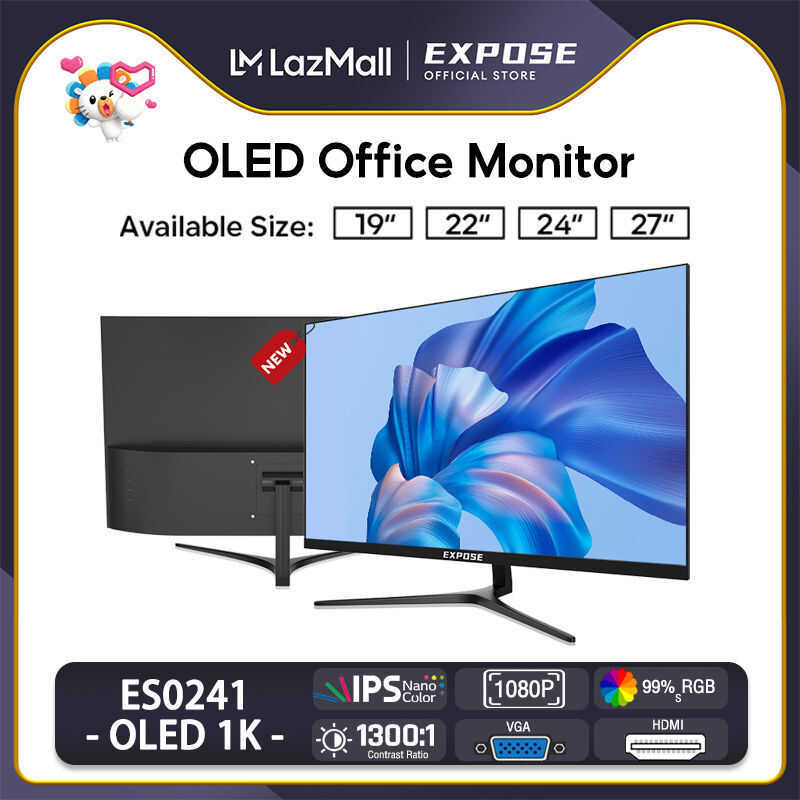 EXPOSE Monitor 24 27 Inch IPS Curved 165Hz 4K Frameless 1Ms 120%Srgb ...