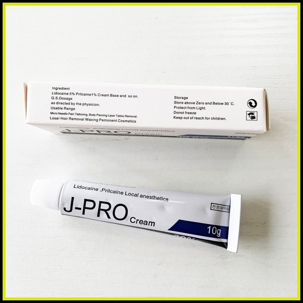 J-Pro Numb Cream Numbing Tattoo Pain Relief Makeup Permanent 10G ...
