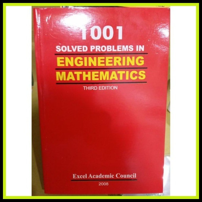 1001 Solved Problems in ENGINEERING MATHEMATICS third edition. | Shopee ...