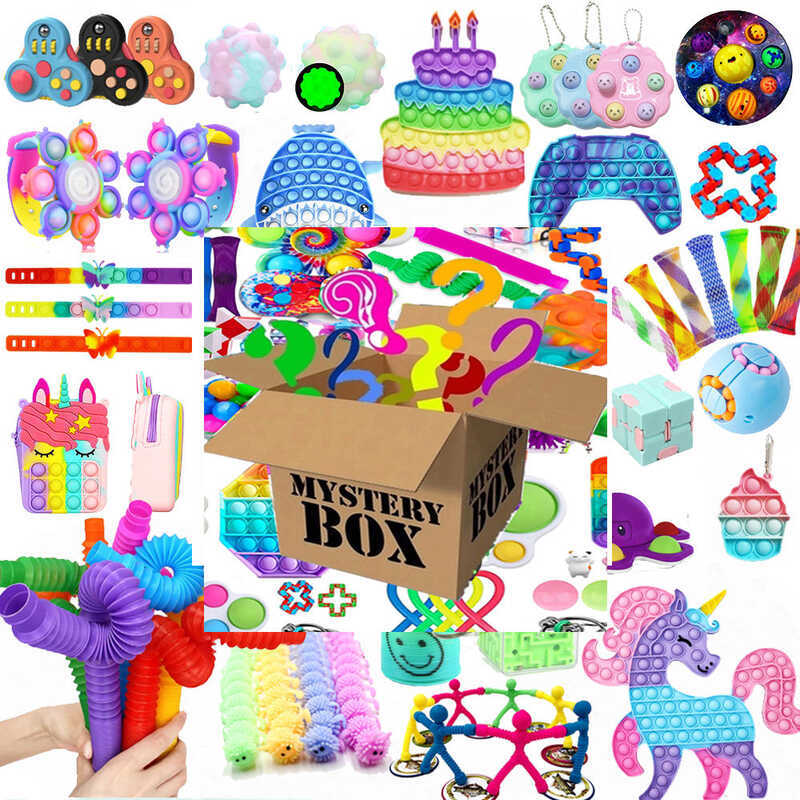 Random Mystery Fidget Toys Bag Pack For Kids Cheap Sensory Stress ...