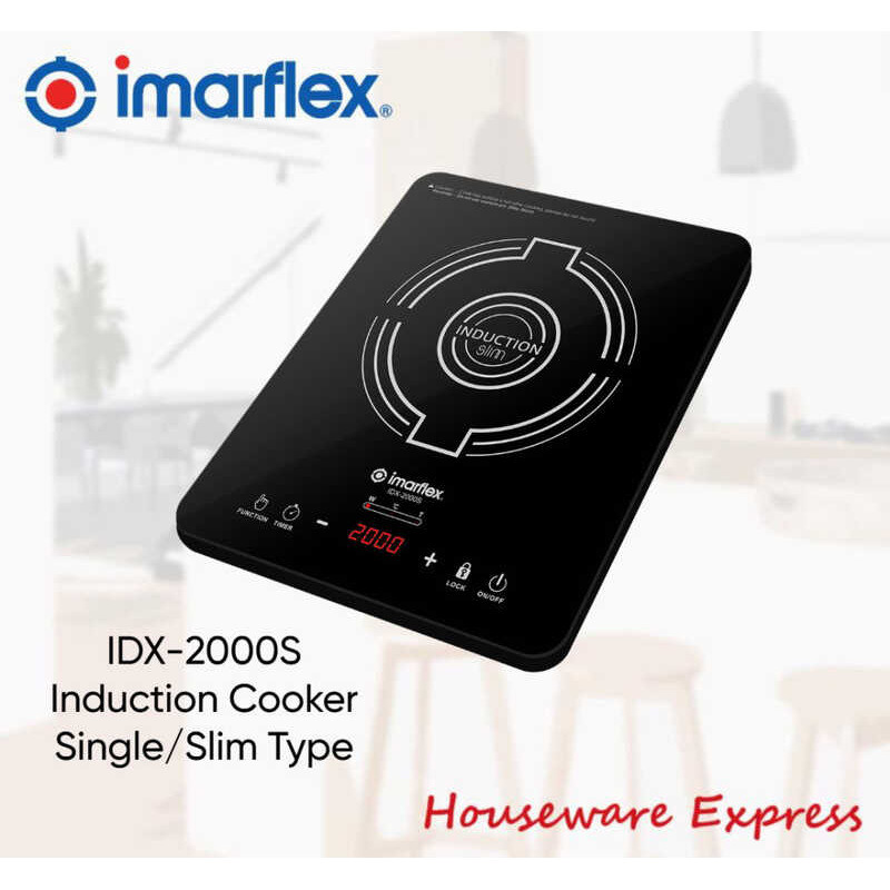 Imarflex Idx-2000S Induction Cooker Slim Type With Child Lock Feature ...