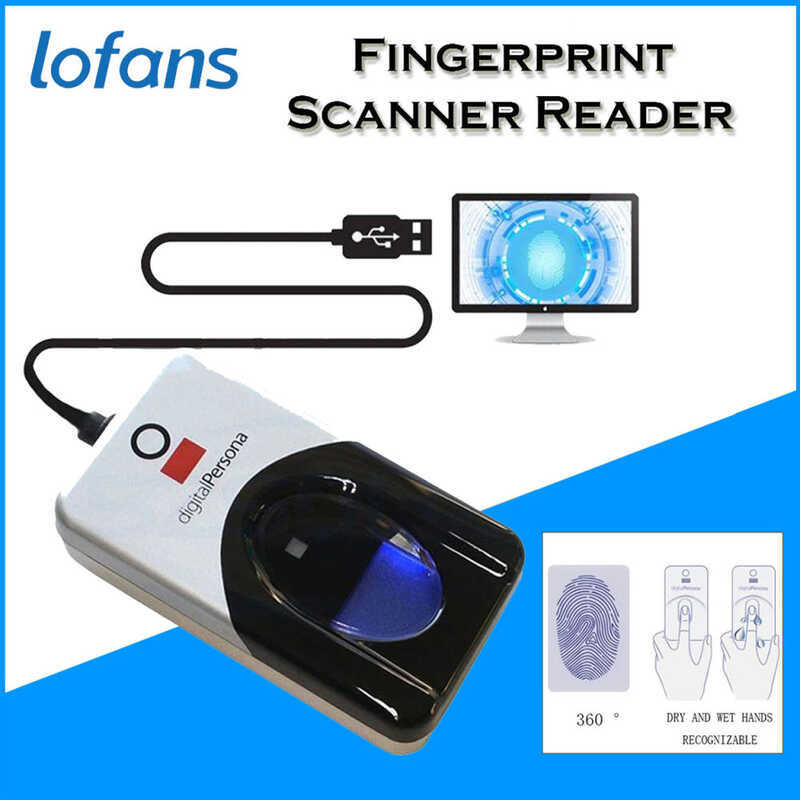 Lofans Digital Persona Finger Print Scanner Reader 4500 ARE U | Shopee ...
