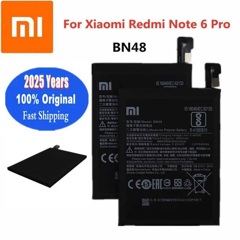 2025 1 1A Years High Quality 4000Mah Bn48 Original Battery For Xiaomi ...