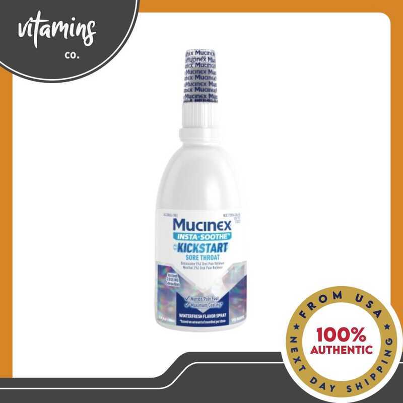 Mucinex Insta-Soothe Sore Throat Numbing Spray (115 Ml) - Winterfresh ...