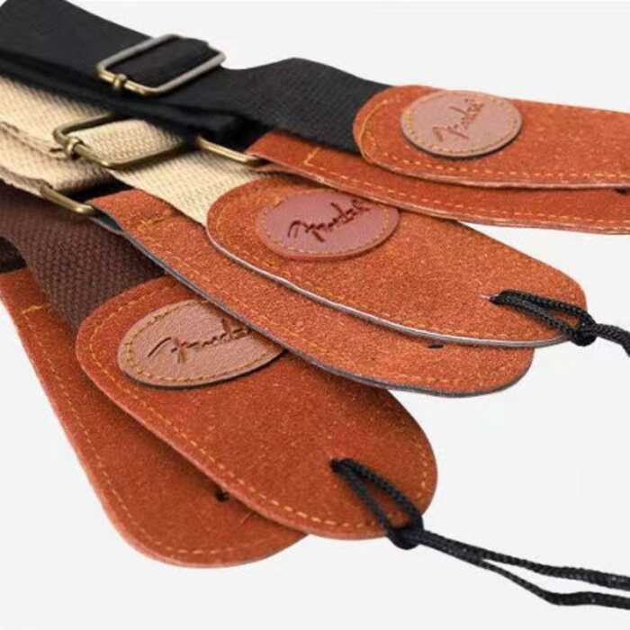 Woven Cotton Electric Acoustic Classical Guitar Shoulder Strap Fender ...