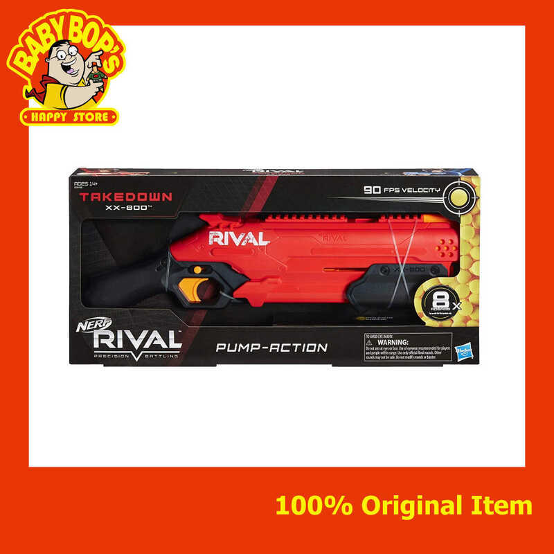 NERF Takedown Xx-800 Blaster Pump Action, Breech-Load, 8-Round Capacity ...