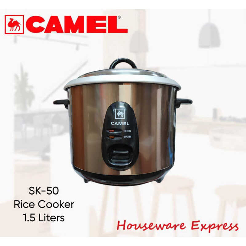 Camel Rice Cooker 1.5L 8 Cups Sk-50 09B | Shopee Philippines