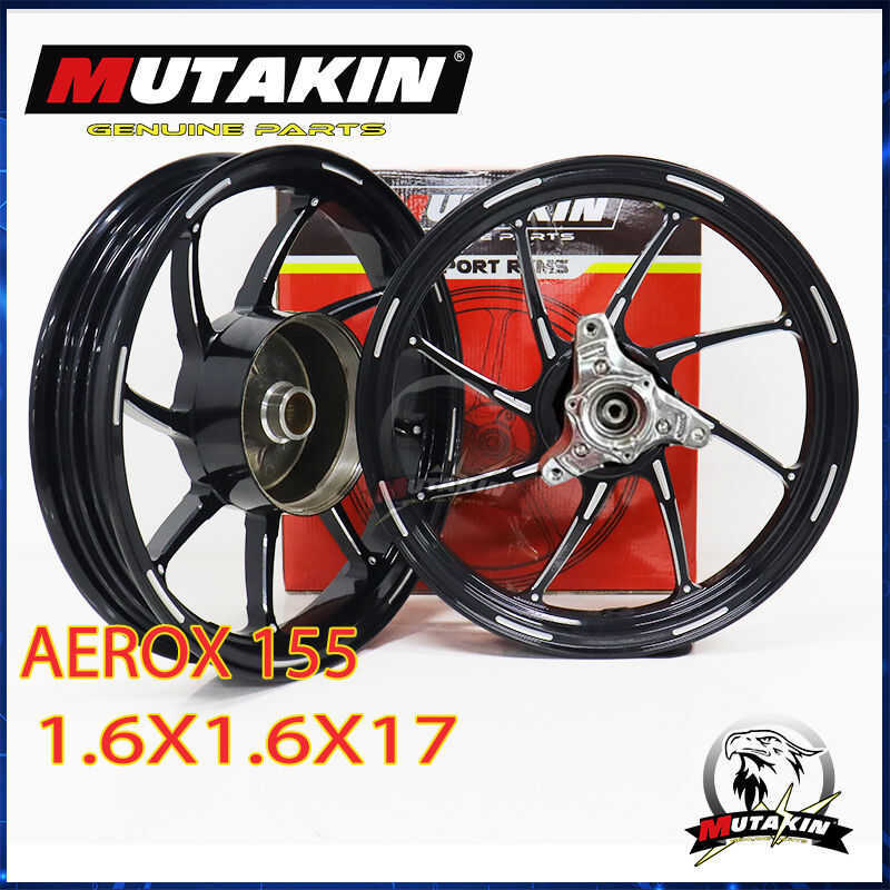 MUTAKIN CNC Rb8 Mags For Yamaha AEROX V1 V2 Front Disc 3 Holes Rear ...