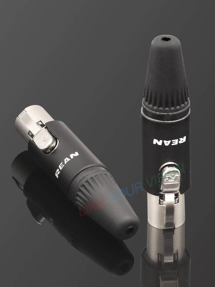 ☑♥ REAN Mini XLR Male Female Balanced Plug XLR Five-Core Mini Bodypack ...