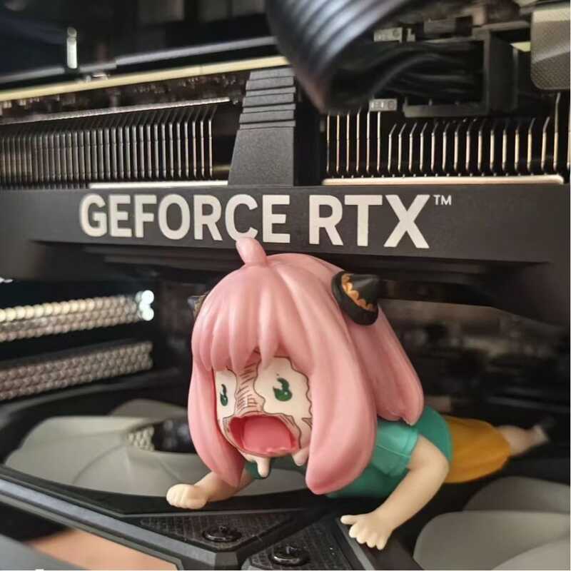 Sea View Room Graphics Card Bracket Figurine Anime Computer Case Fan ...