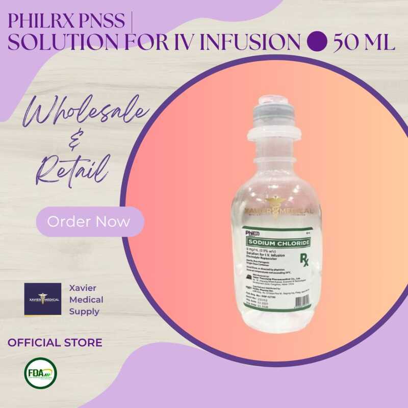 PHILRX PNSS SODIUM CHLORIDE - SOLUTION FOR IV INFUSION 50Ml | Shopee ...