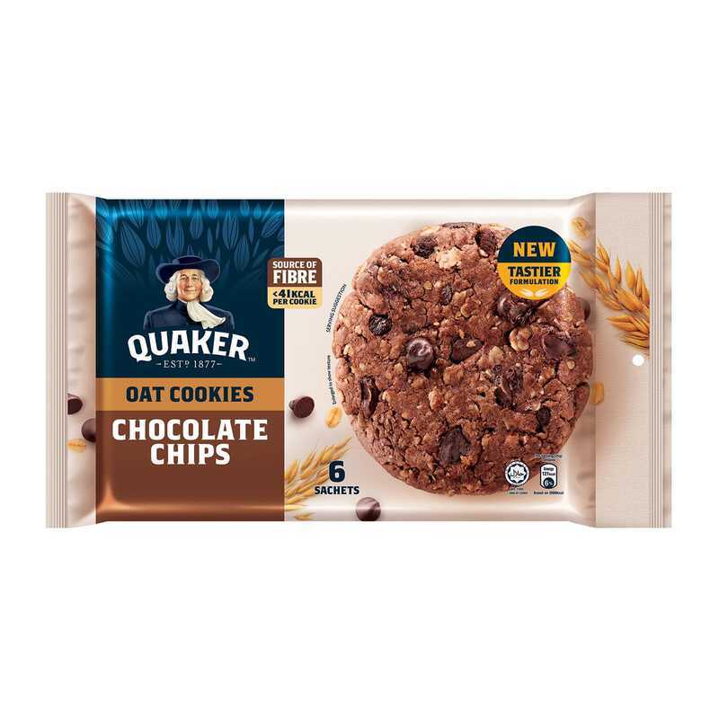 COD Quaker Oatmeal Cookies - Chocolate Chips 6 x 25g | Shopee Philippines