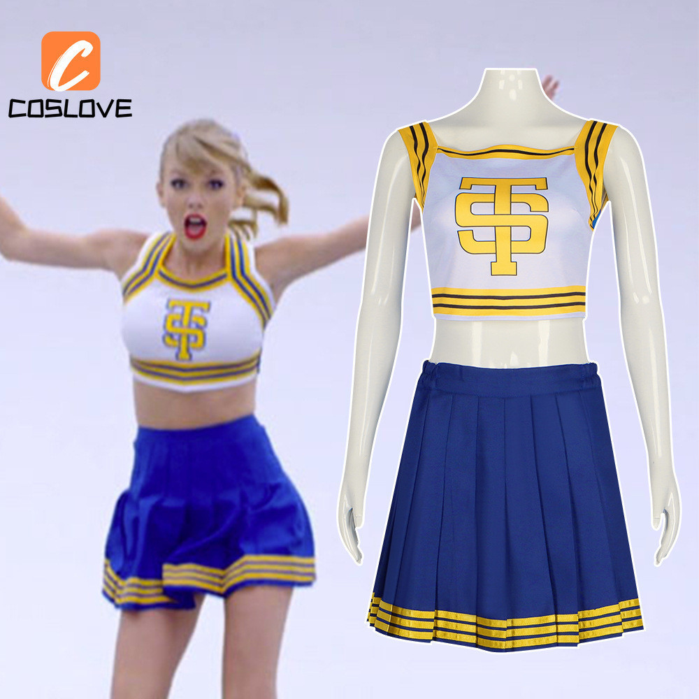 Taylor Swift Shake It Off Dancing Dress Cosplay Full Set Costume Suit ...