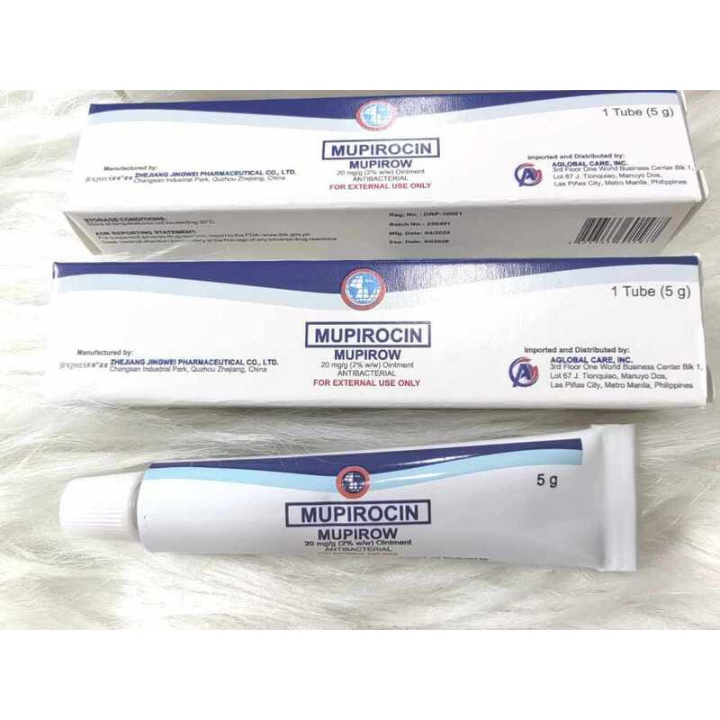 MUPIROW MUPIROCIN OINTMENT ANTIBACTERIAL CREAM 1 TUBE 5 Gram 95A ...