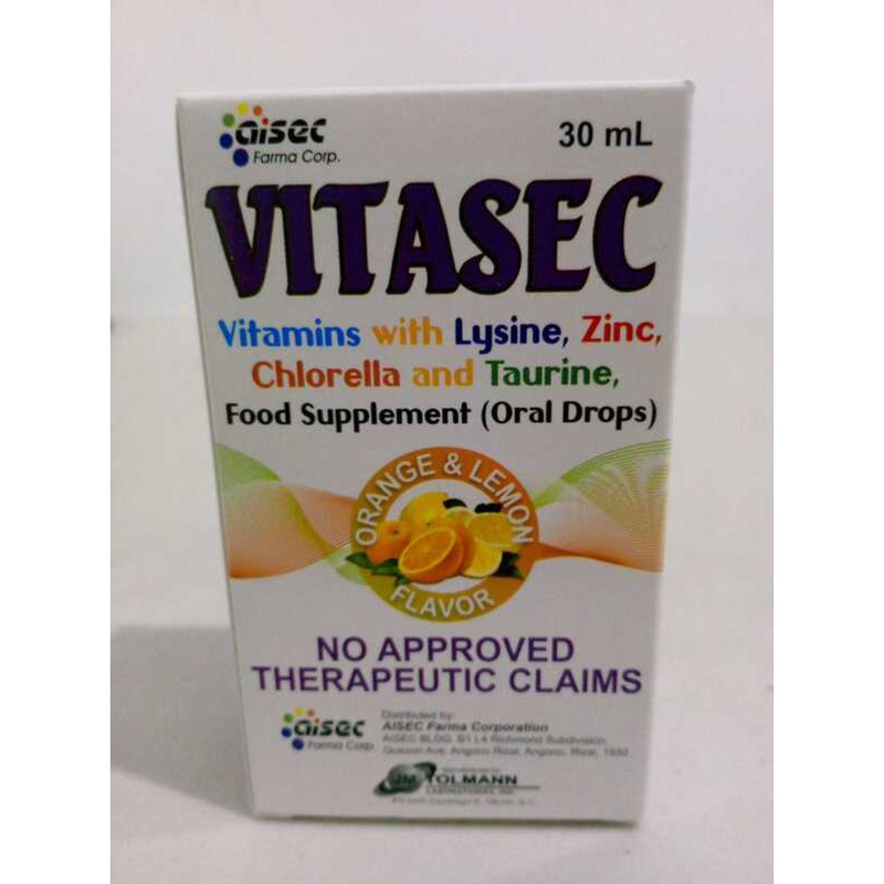 VITASEC ORAL DROPS 30Ml | Shopee Philippines